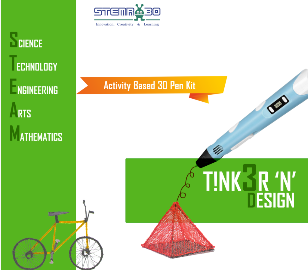 Tinker ‘N’ Design Kit – 3D Pen Kit | 3D Printing Pen For Design ...