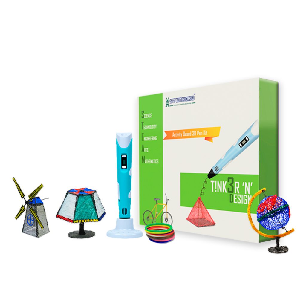 Tinker ‘N’ Design Kit – 3D Pen Kit | 3D Printing Pen For Design - Tinker Coders